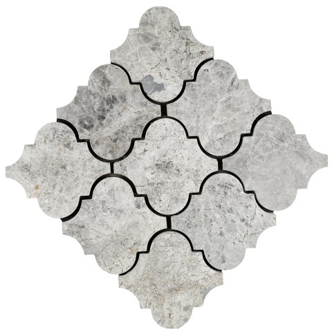 10x10 Tundra Clover Mozaik | Mermer Dekoru