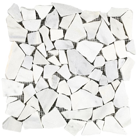White Mozaik | Mermer Dekoru